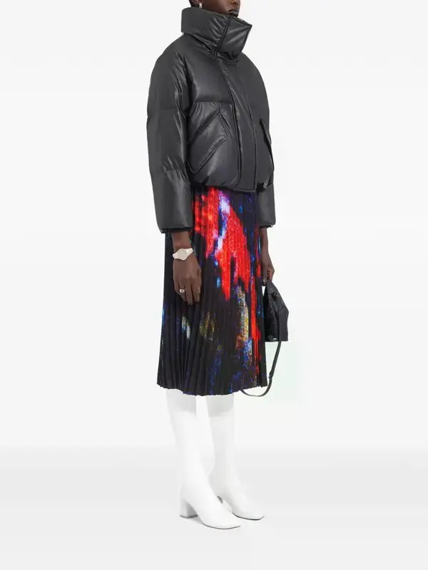 MAISON MARGIELA Padded Jacket With Signature Numbers Motif