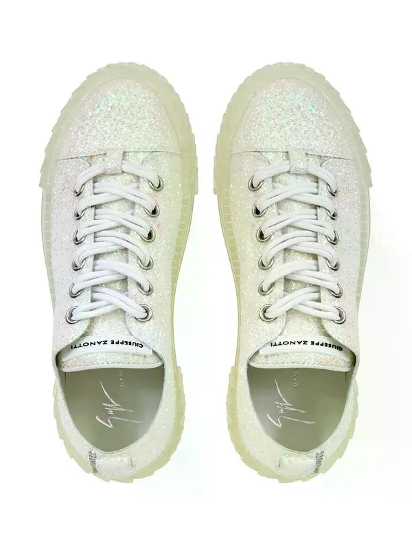 GIUSEPPE ZANOTTI Glitter Low-top Sneakers