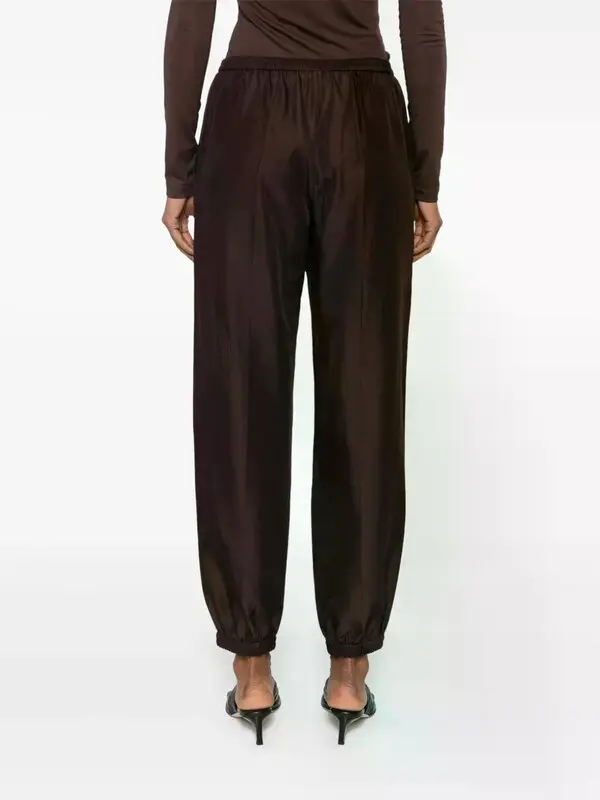 JOSEPH Button-fastening Elasticated Ankle Trousers