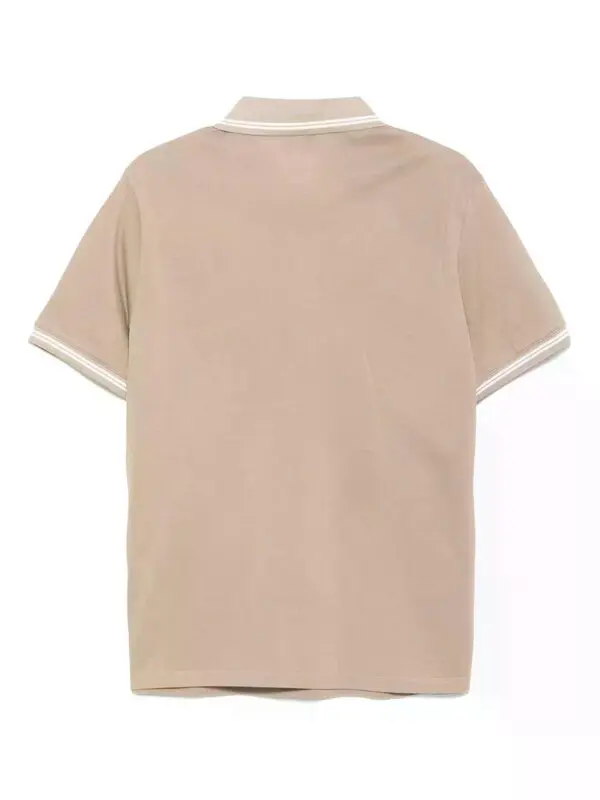 Emporio Armani Piqué Polo Shirt - Brown