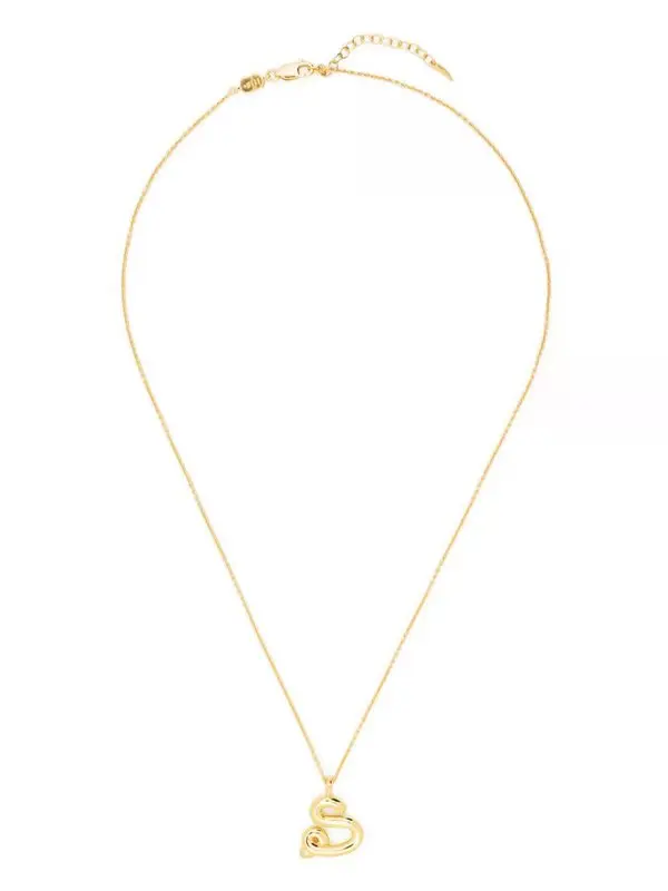 MISSOMA S Letter Pendant Chain-link Necklace - Gold