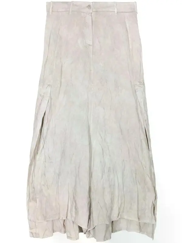Masnada Layered Pleated Midi Skirt