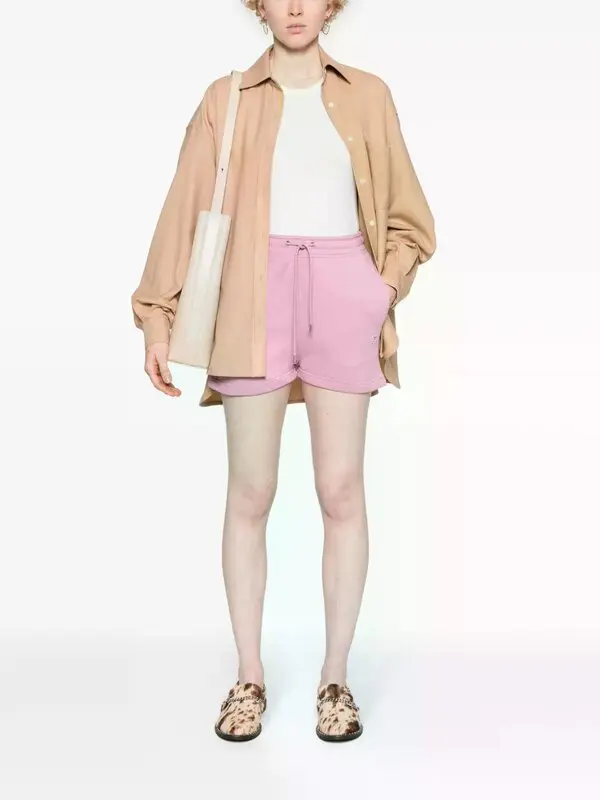 Maison Kitsuné Rose Fox Patch Track Shorts