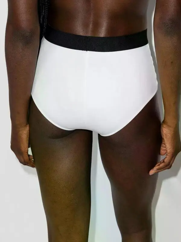 TOM FORD Logo-waist Briefs - White