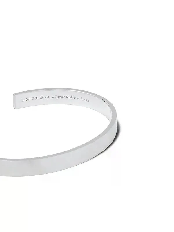 Le Gramme 21 Grams Ribbon Bracelet In Sterling