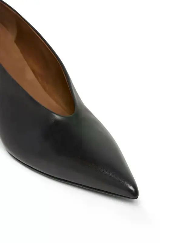 Marsèll Acuelo Heeled Leather Pumps - Black