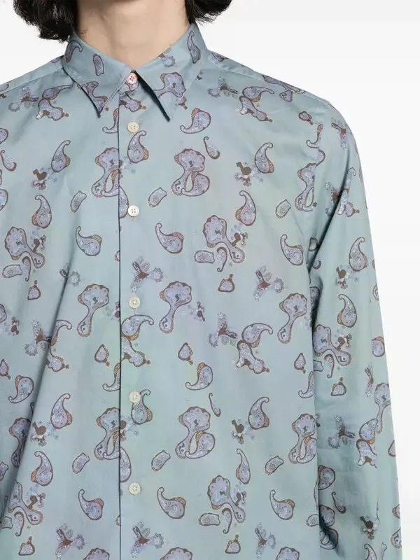 Paul Smith Paisley-print Cotton Shirt