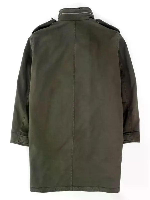 Aspesi Hooded Gabardine Coat