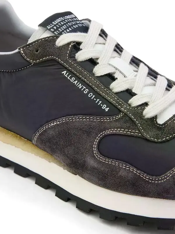 ALLSAINTS Rimini Suede And Nylon Lace-up Sneakers