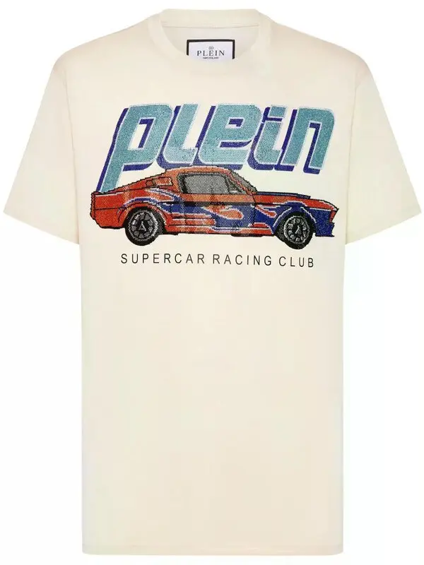 Philipp Plein Cars Racing T-shirt - Neutrals