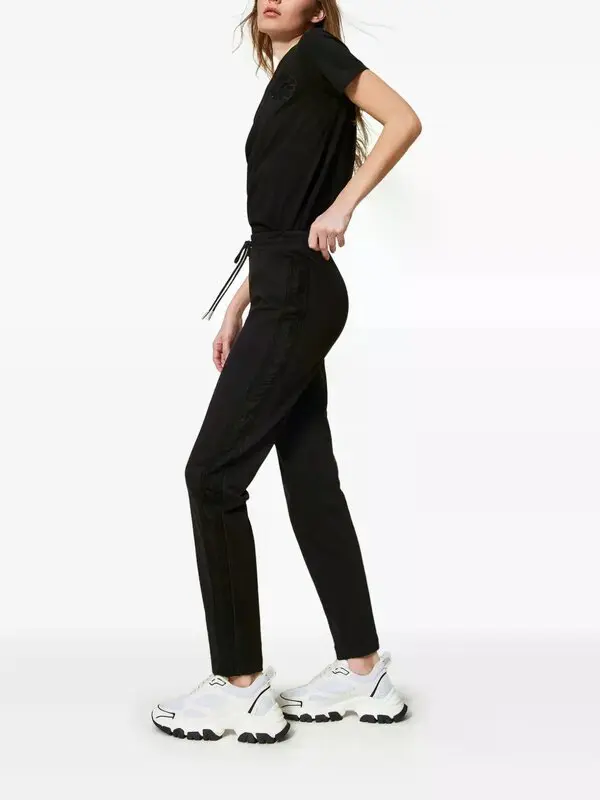 TWINSET Knitted Trousers With Drawstring Waistband