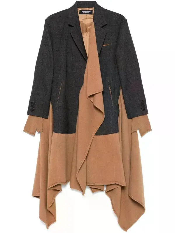 Undercover Wool Paneled Coat