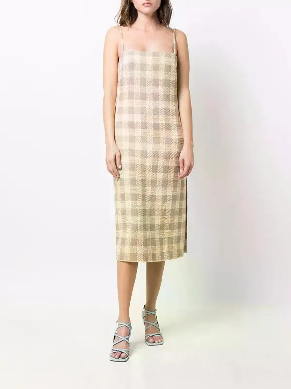 Giuseppe Di Morabito Checked Midi Dress