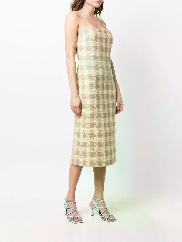 Giuseppe Di Morabito Checked Midi Dress