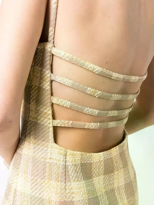 Giuseppe Di Morabito Checked Midi Dress