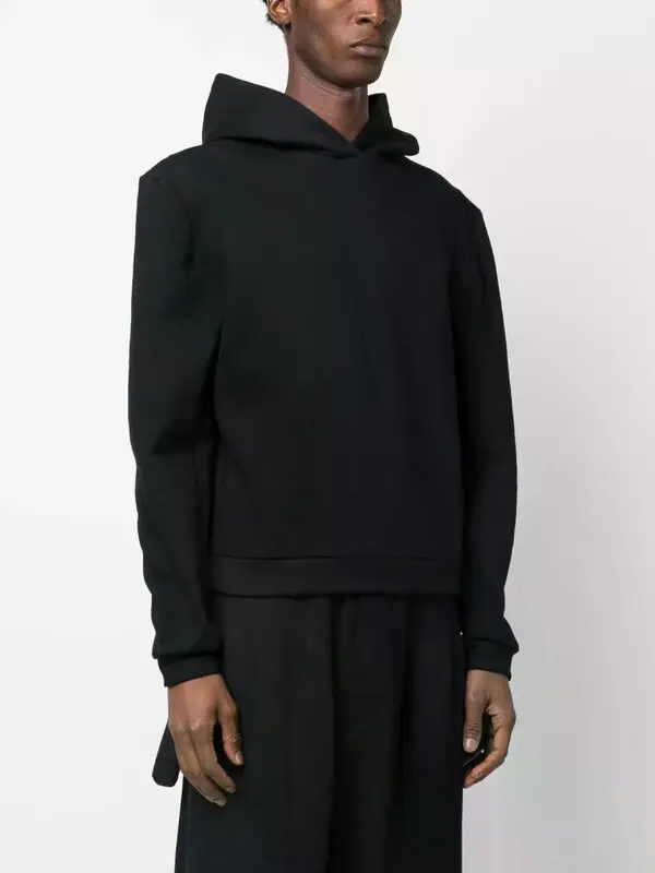 Random Identities Long-sleeve Cotton Hoodie