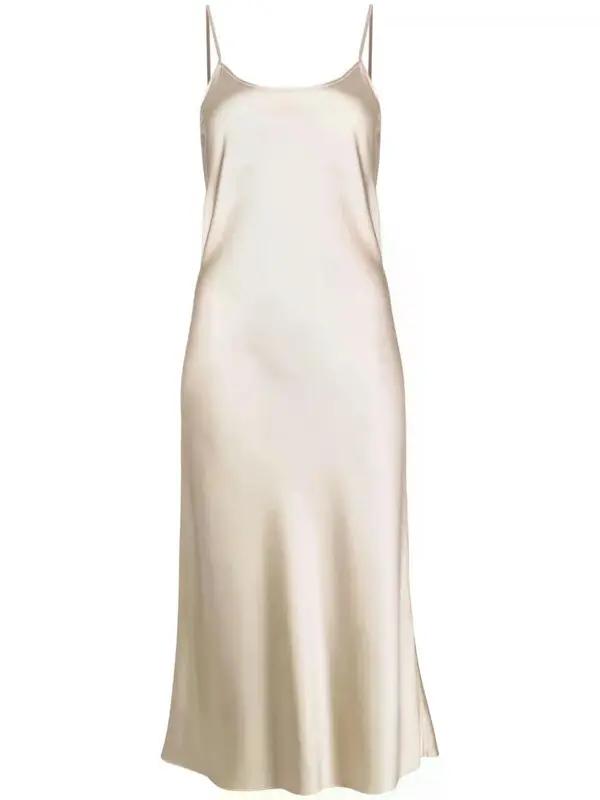 Voz Sleeveless Scoop-neck Dress - Neutrals