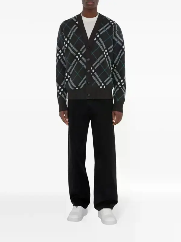 Burberry Vintage Check V-neck Cardigan
