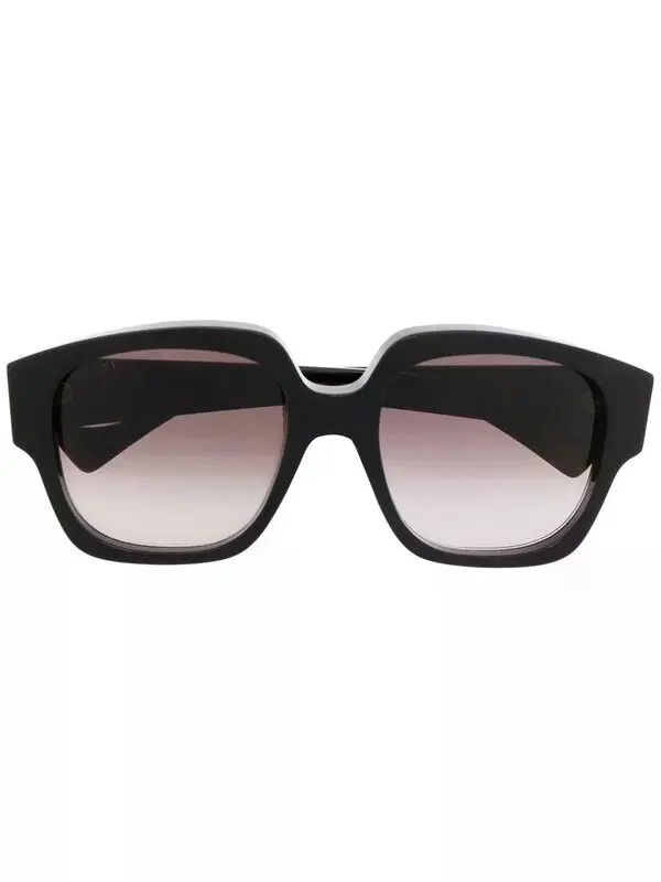 Gucci Oversized Square-frame Sunglasses - Black