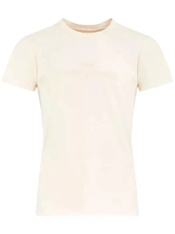 MAISON MARGIELA Logo-embroidered Cotton T-shirt