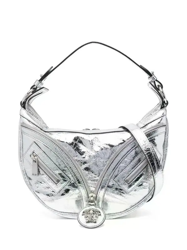 Versace Repeat Shoulder Bag - Silver