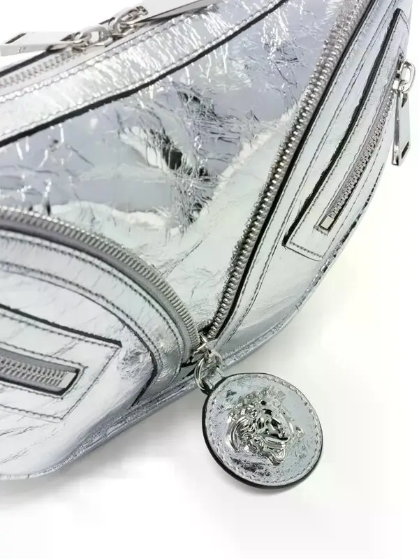 Versace Repeat Shoulder Bag - Silver