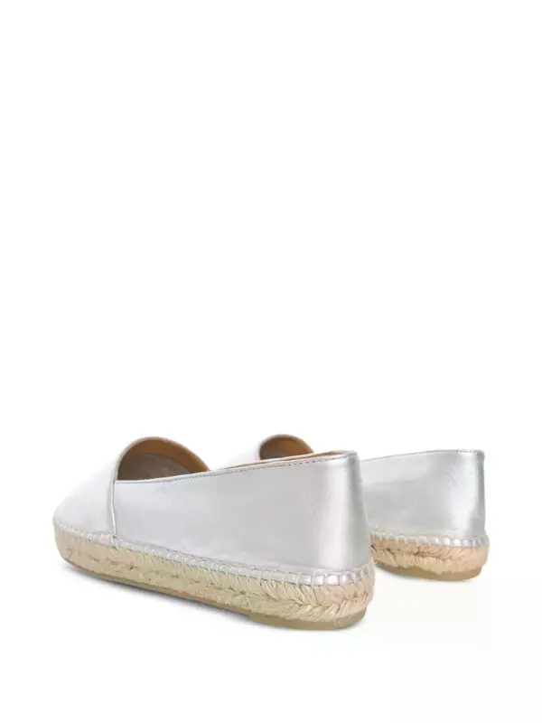 CastaÑer Kenda Metallic Leather Espadrilles