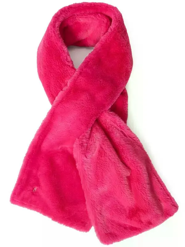 TWINSET Logo Plaque Scarf - Pink