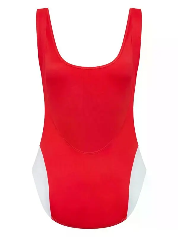 LET'S SWIM Shark Print Swimsuit - Red