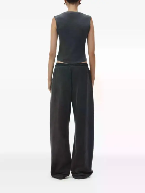 Alexander Wang Rhinestone Drawcord Track Pants