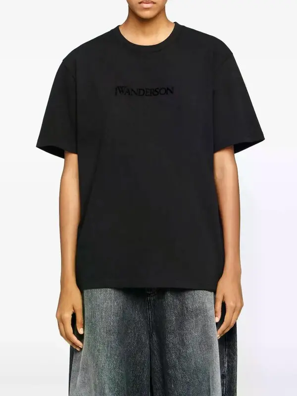 JW Anderson Logo-embroidered Cotton T-shirt