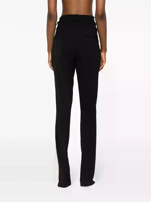 Ottolinger Asymmetric Colour-block Straight-leg Trousers
