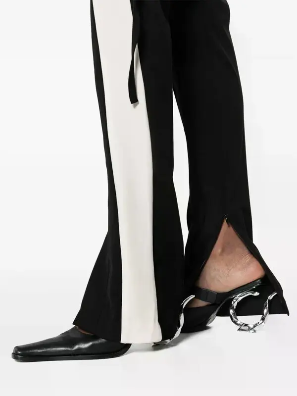 Ottolinger Asymmetric Colour-block Straight-leg Trousers