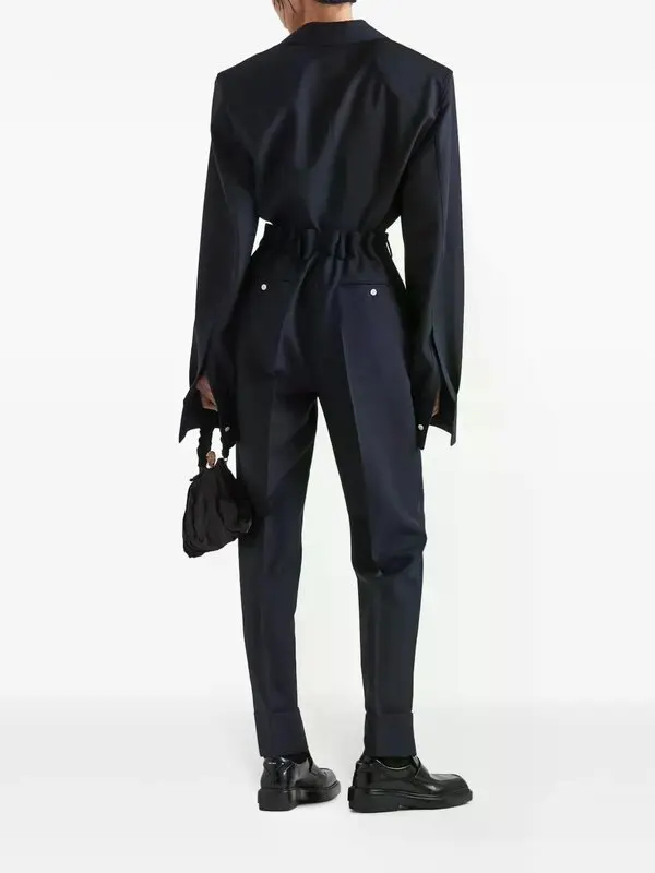 Prada Pressed-crease Tailored Trousers