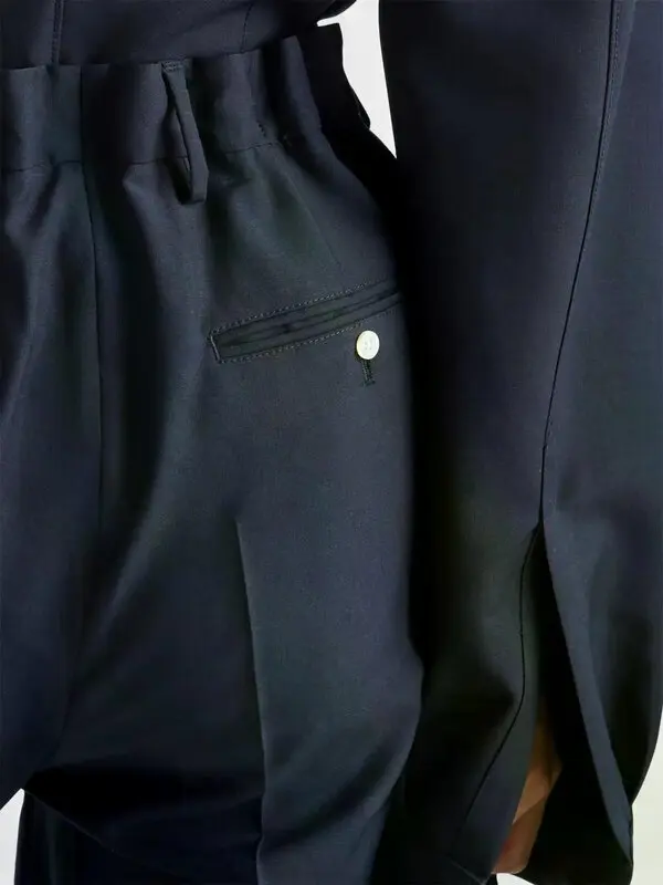Prada Pressed-crease Tailored Trousers