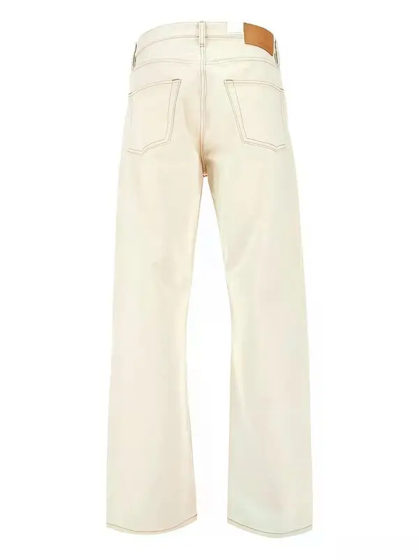 SUNFLOWER Cream Beige Wide-leg Jeans