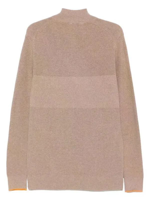 HACKETT  Contrast Trim Sweater - Neutrals