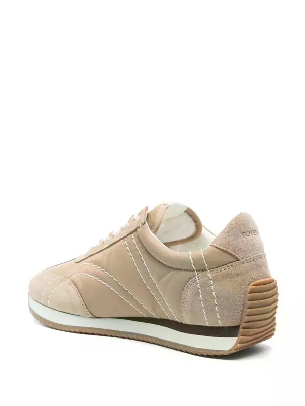 TOTEME Sport Sneakers With Branded Heel Counter - Neutrals