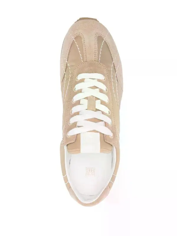 TOTEME Sport Sneakers With Branded Heel Counter - Neutrals