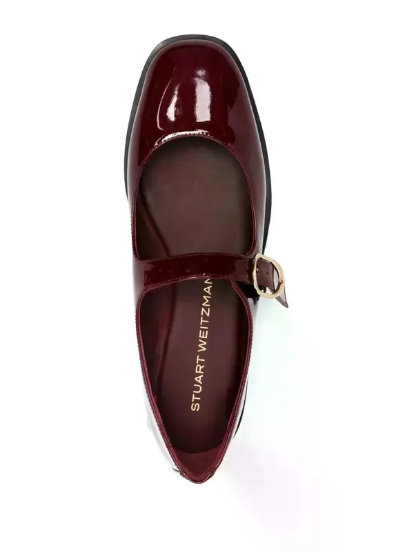 STUART WEITZMAN Loralei Patent Leather Ballet Flats