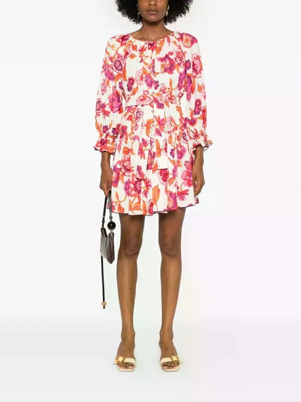 La DoubleJ The Uma Belted Mini Dress