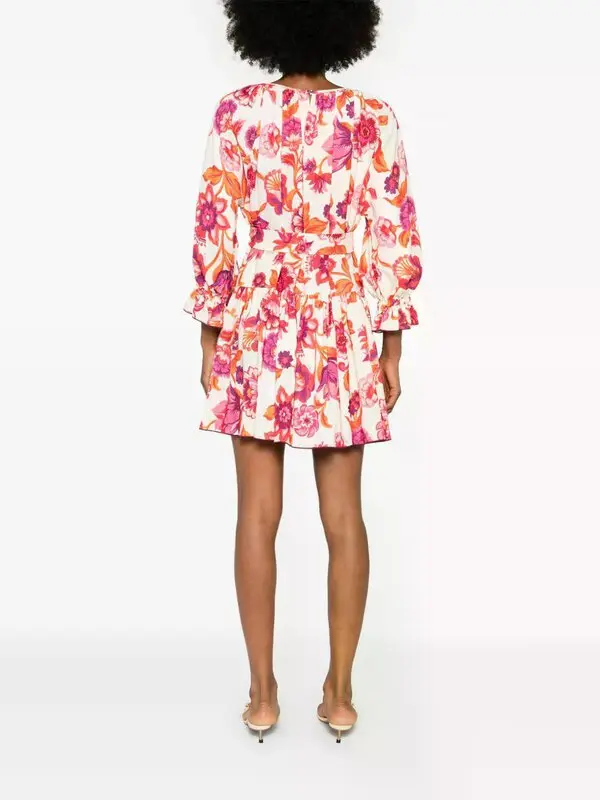 La DoubleJ The Uma Belted Mini Dress