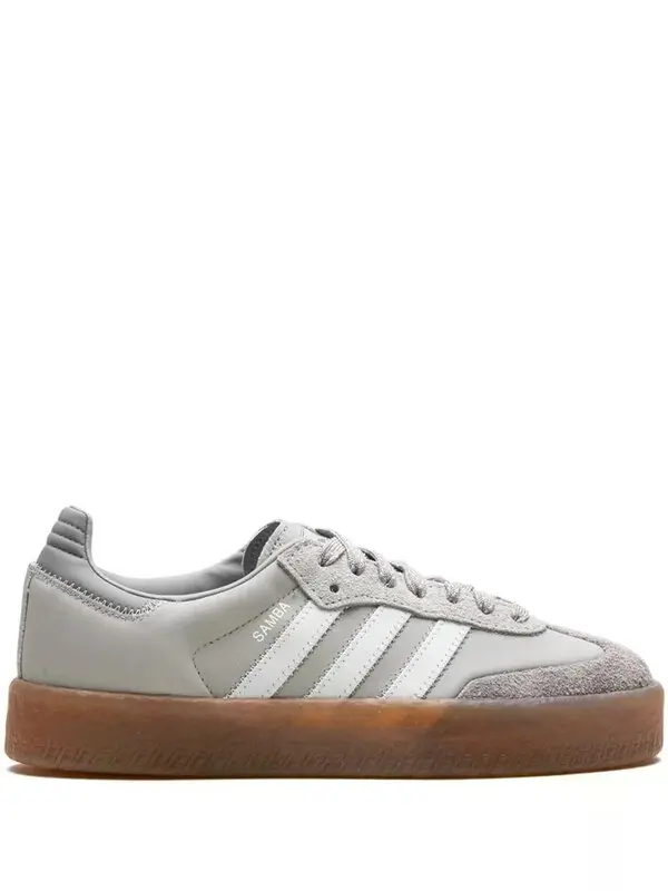 Adidas Nubuck Leather Sambae Sneakers - Grey