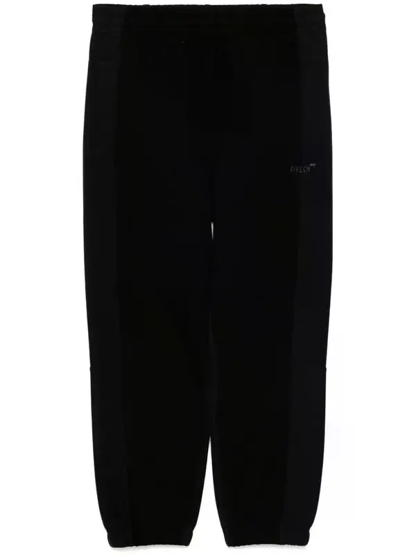 FIVE CM Logo-embroidered Pants - Black