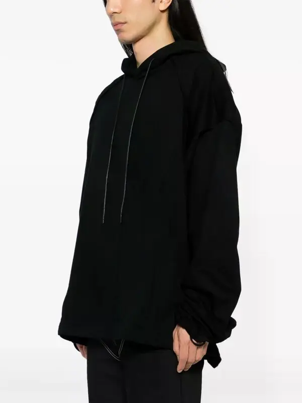 JUUN.J Logo Embroidered Hoodie