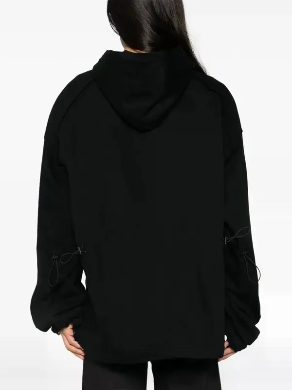 JUUN.J Logo Embroidered Hoodie
