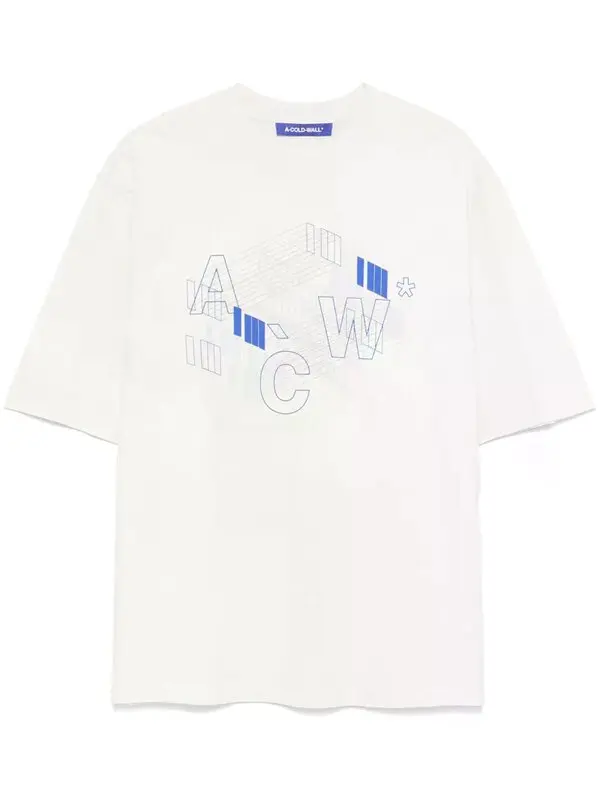 A-COLD-WALL* Schematic T-shirt - Neutrals