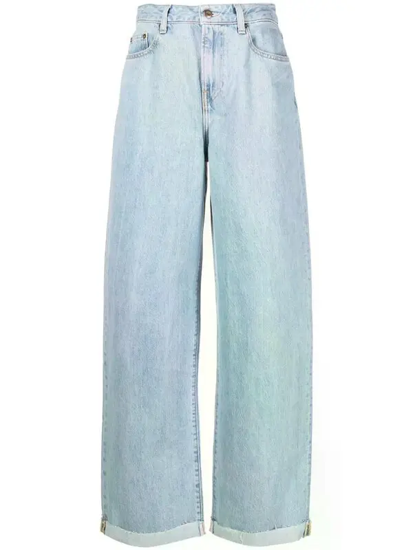 WASHINGTON DEE-CEE High-waist Wide-leg Jeans - Blue
