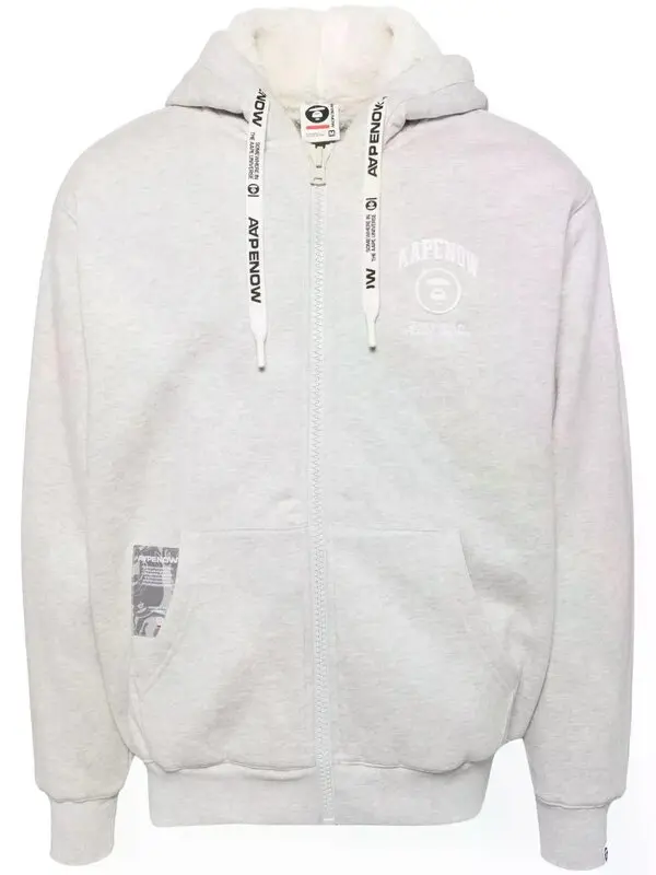 AAPE BY *A BATHING APE Logo-patch Hooded Jacket