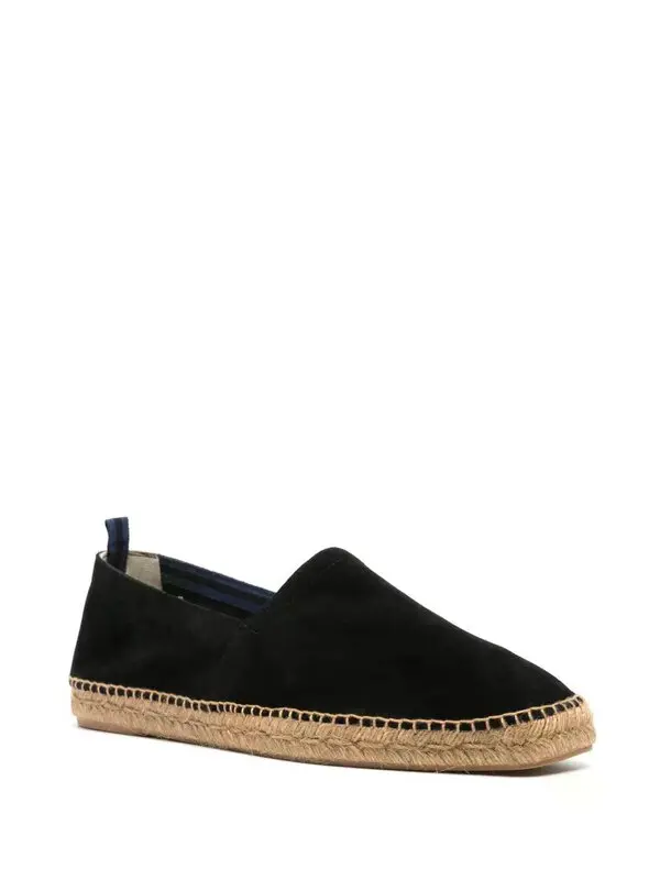 CastaÑer Pablo Suede Espadrilles - Black